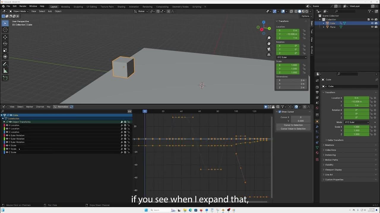 Basic Animation in Blender Lecture Spring 2024 - YouTube