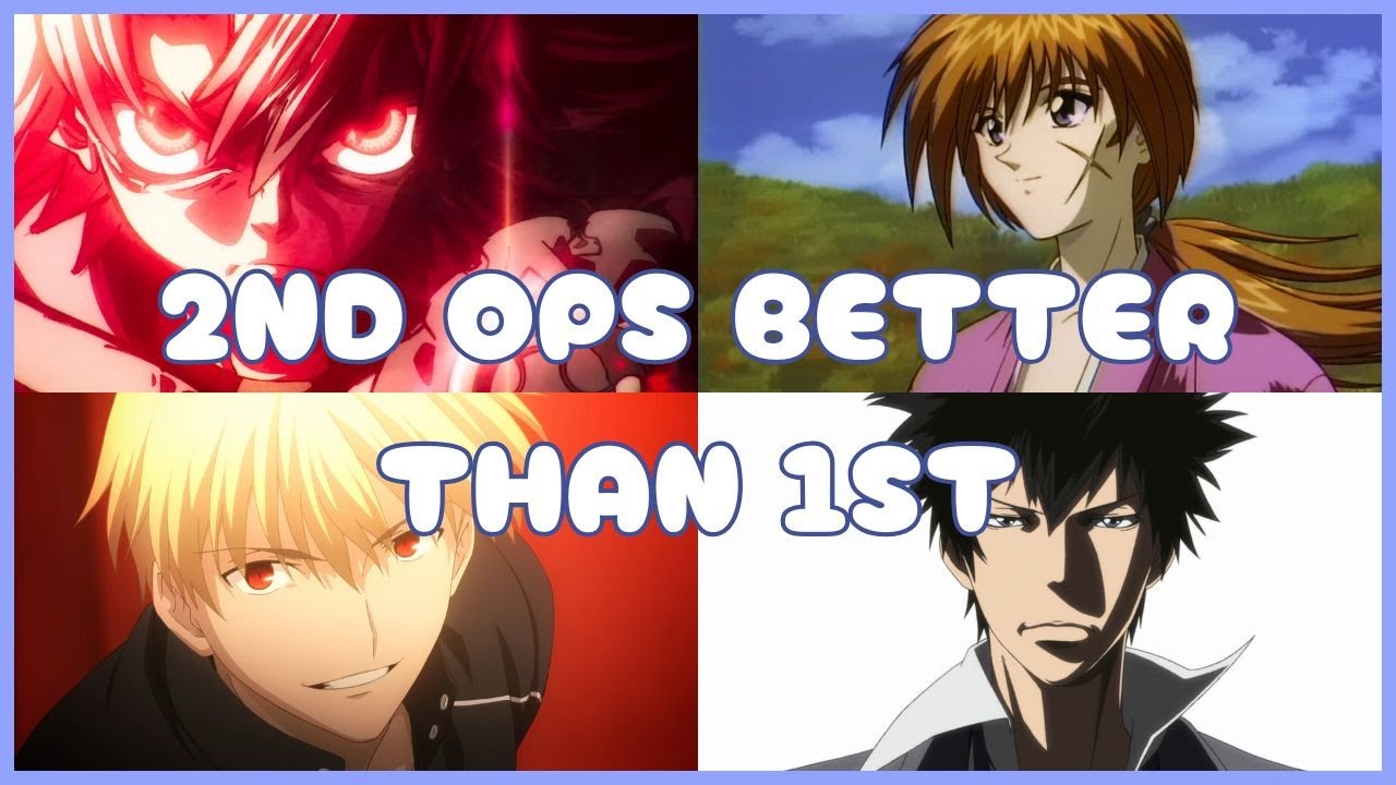 50 Second Anime Openings Better than the First - YouTube