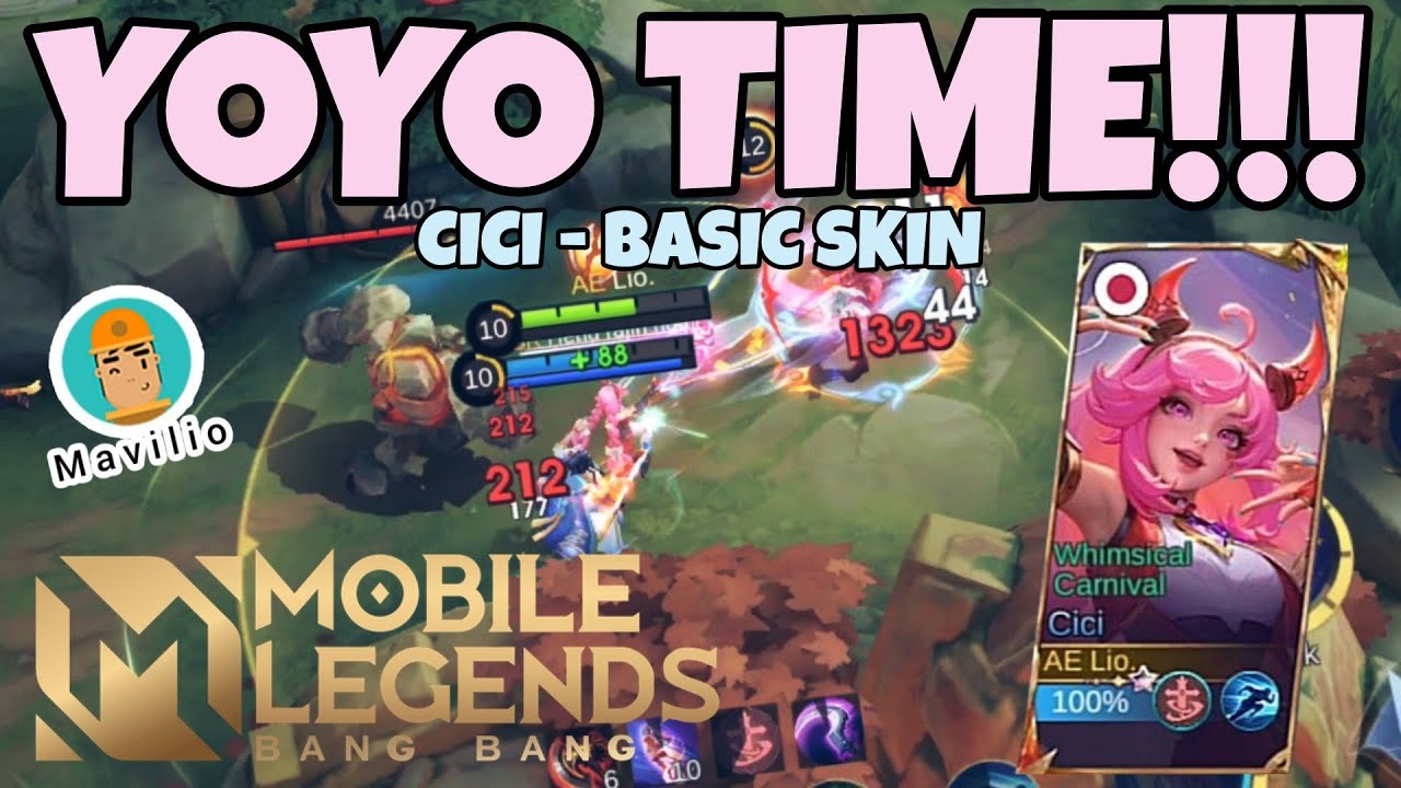 YOYO TIME!!! Review Basic Skin Cici - Whimsical Carnival Mobile Legends ...