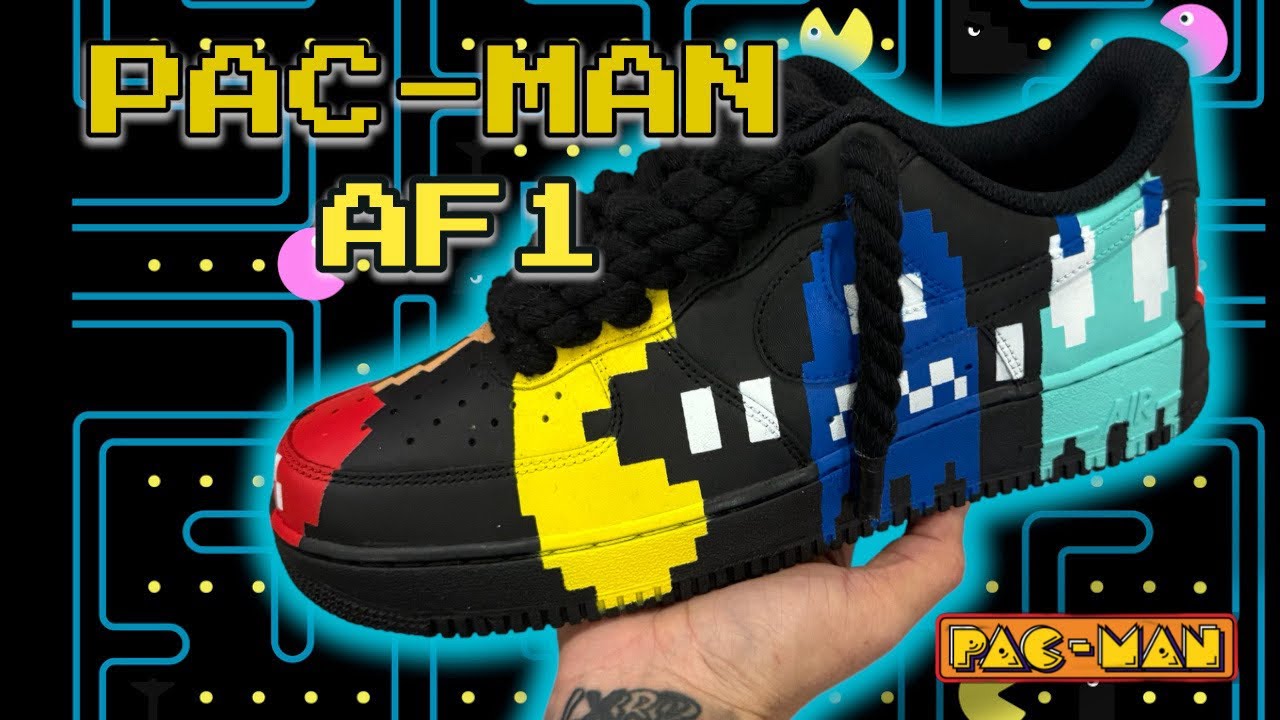 Custom Air Force 1: PAC-Man Edition! - YouTube
