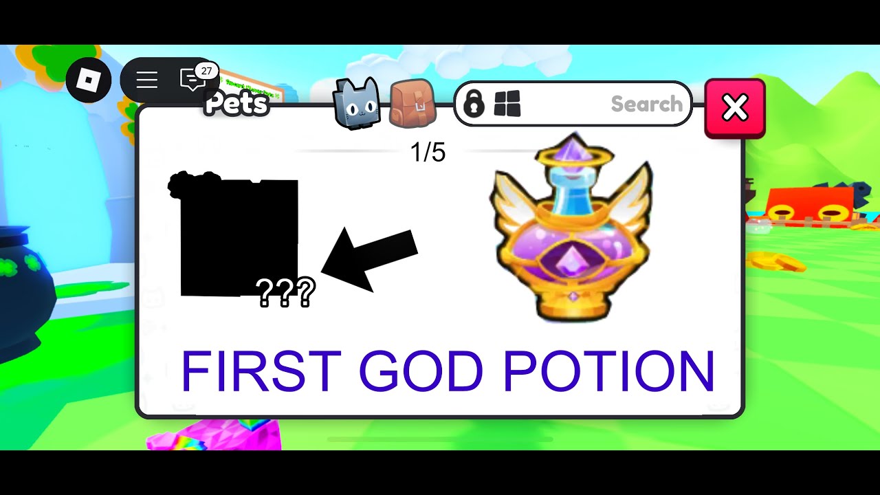 Using my first God potion in Pets go - YouTube