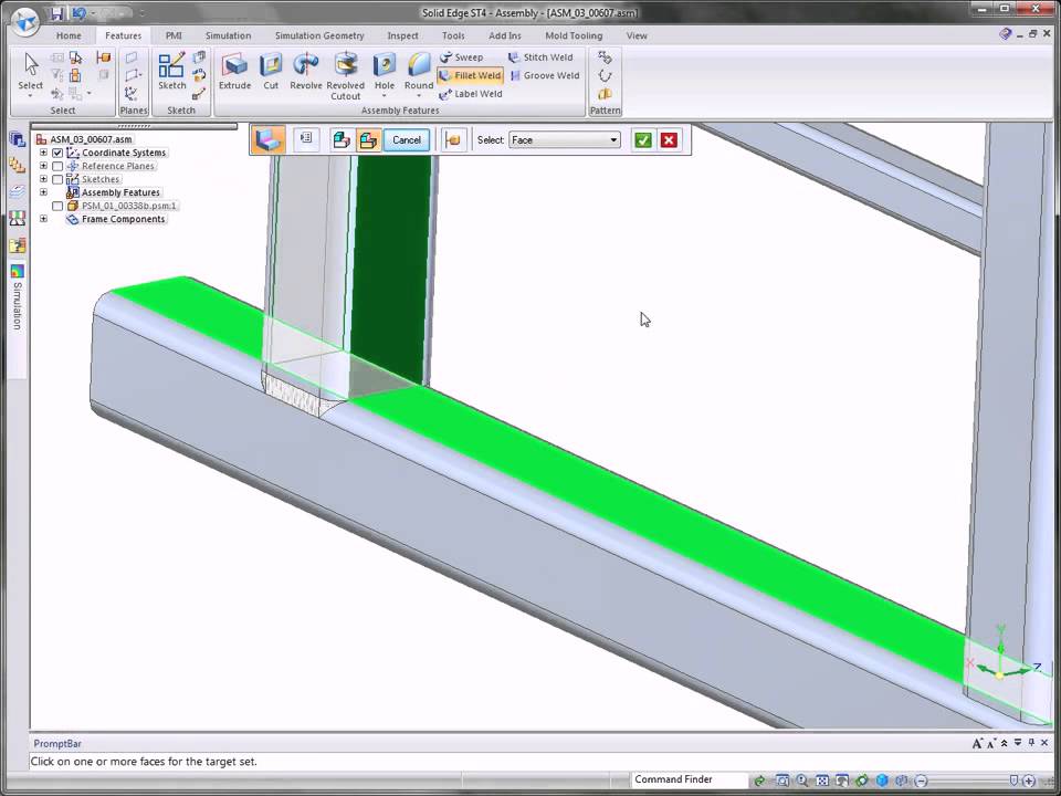 Solid Edge Kaynak Modülü Demo Videosu Solid Edge Weldment - YouTube