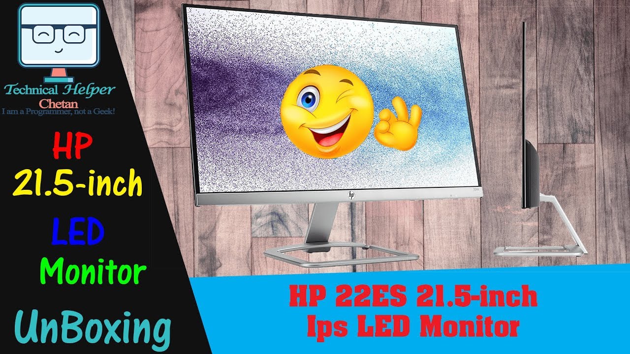 HP 22ES 21.5-inch IPS LED Monitor Unboxing || HP Full HD Monitor ...