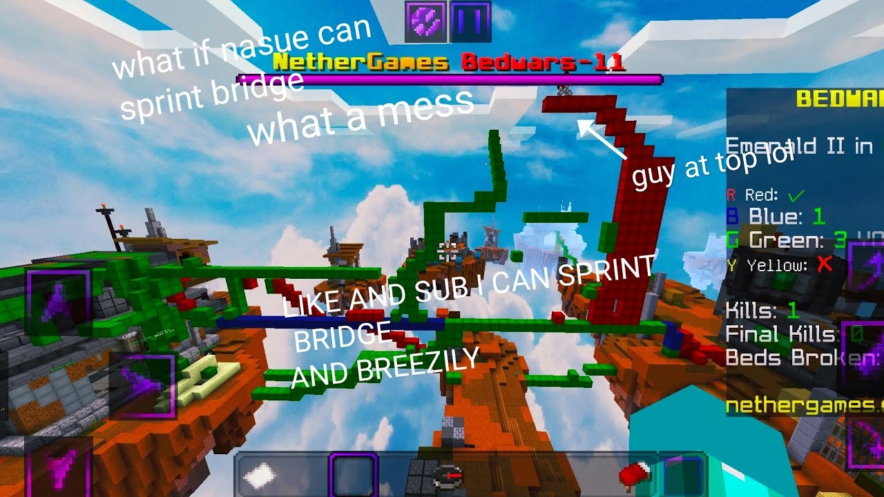 PLAYING BW WITH 45ms - [NASUE CAN SPRINT BRIDGE] - YouTube