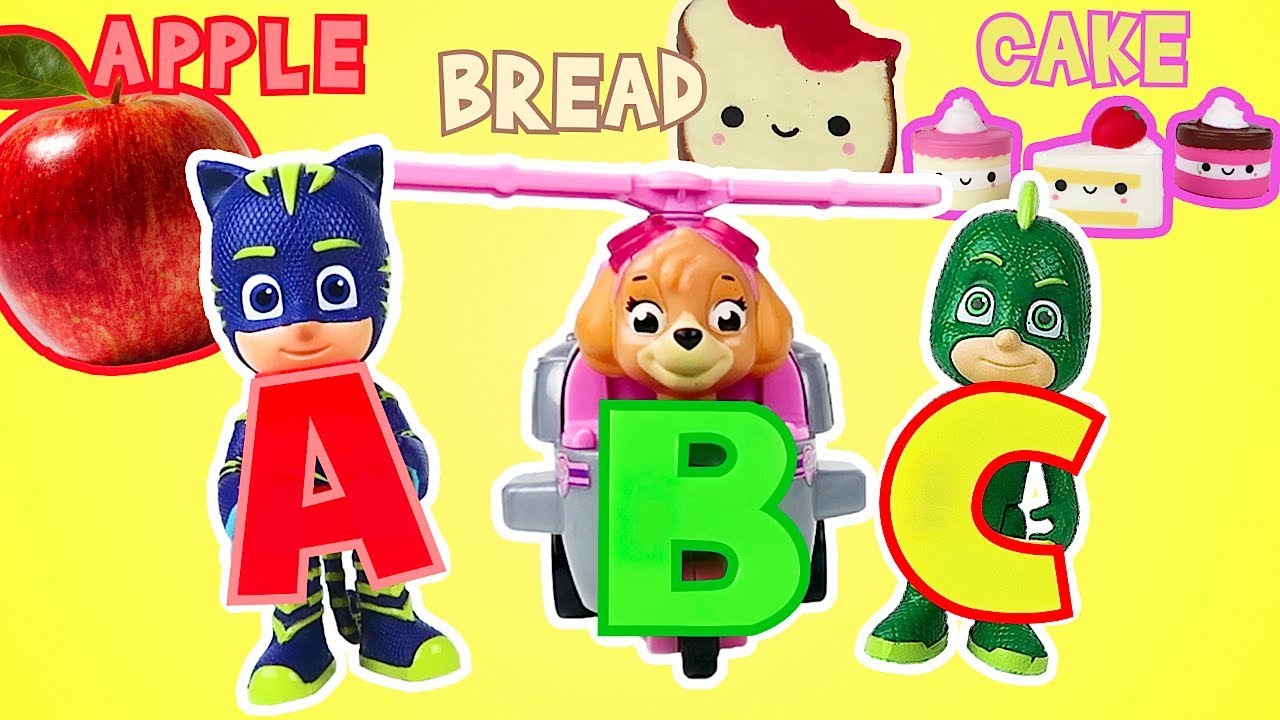 PJ Masks and Paw Patrol ABC Song for Kids! - YouTube