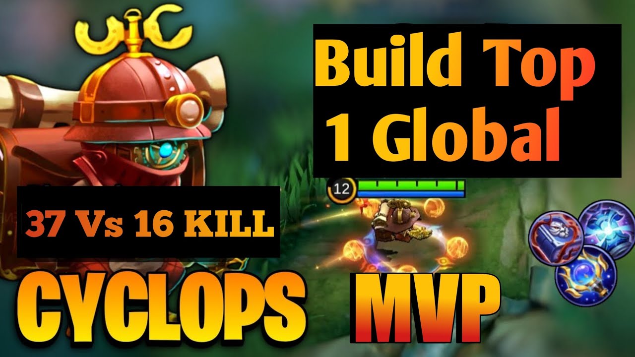 37 Vs 16 KILLS ! CYCLOPS BEST BUILD 2025 | BUILD TOP GLOBAL CYCLOPS ...