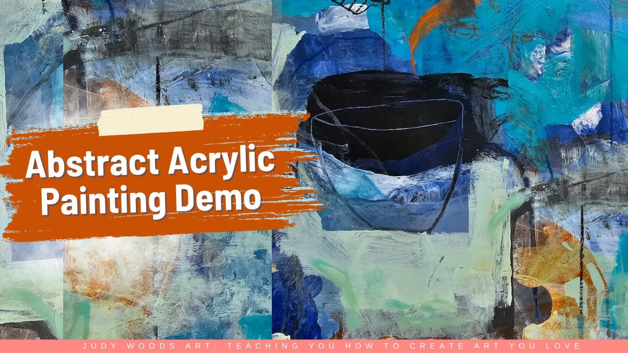 Exploring Ideas from Collage with Acrylic Paint - YouTube