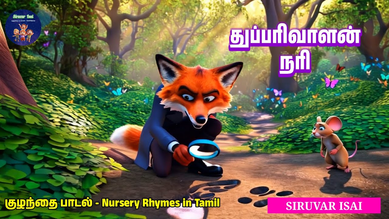 Thupparivaalan Nari|fox kids Song in Tamil|Tamil Nursery Rhymes|Tamil ...