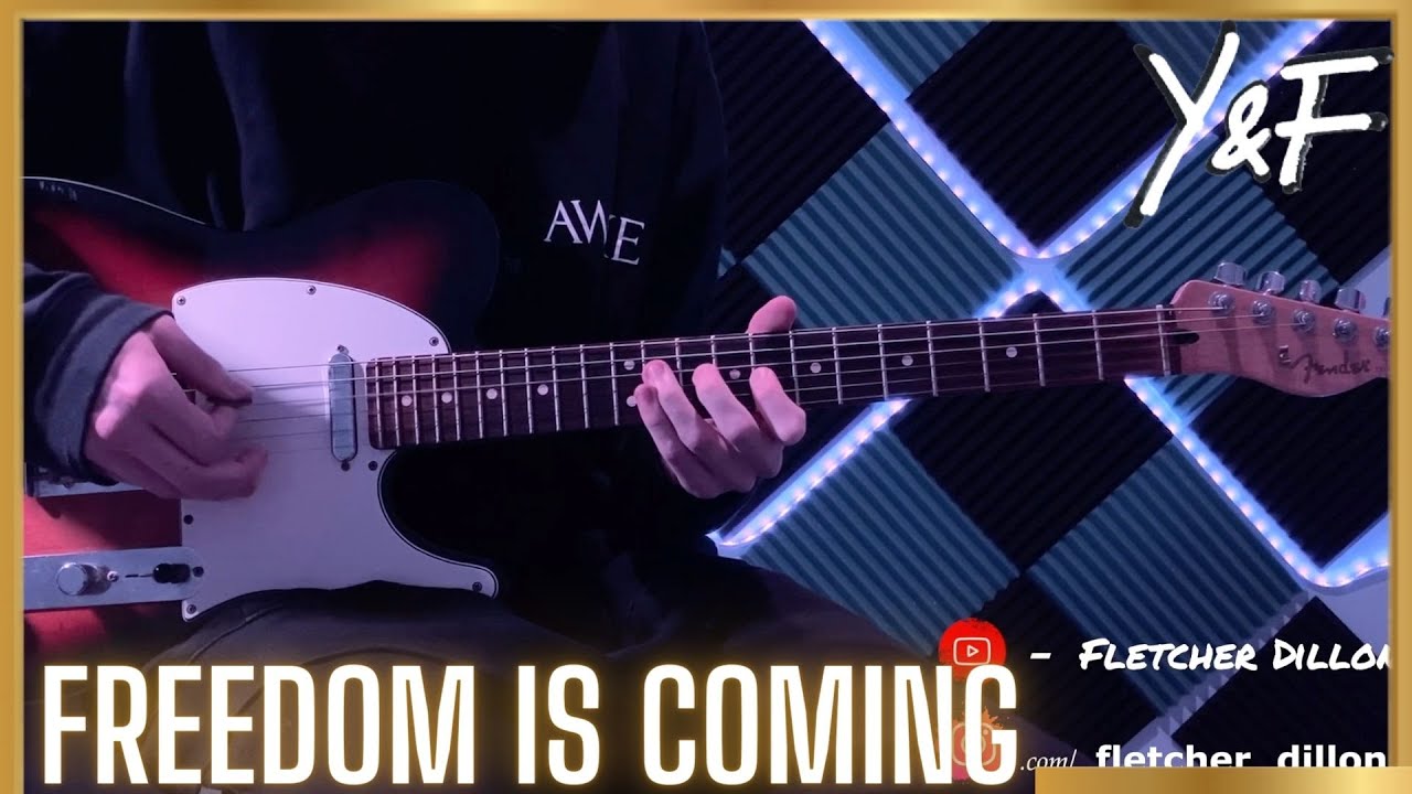 Freedom Is Coming - Lead Guitar Tutorial / Cover - Hillsong Y&F ...