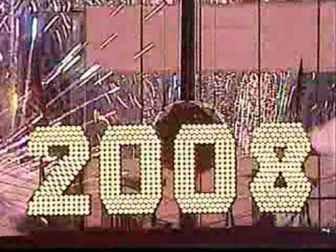 New Years Ball Drop 2008 - YouTube