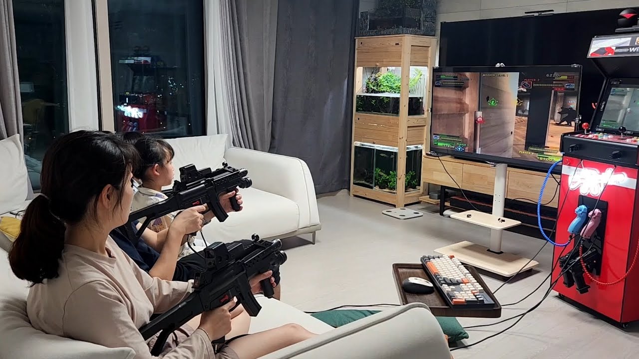 Ghost squad 4 players party full playthrough(with gun4ir squad gun ...
