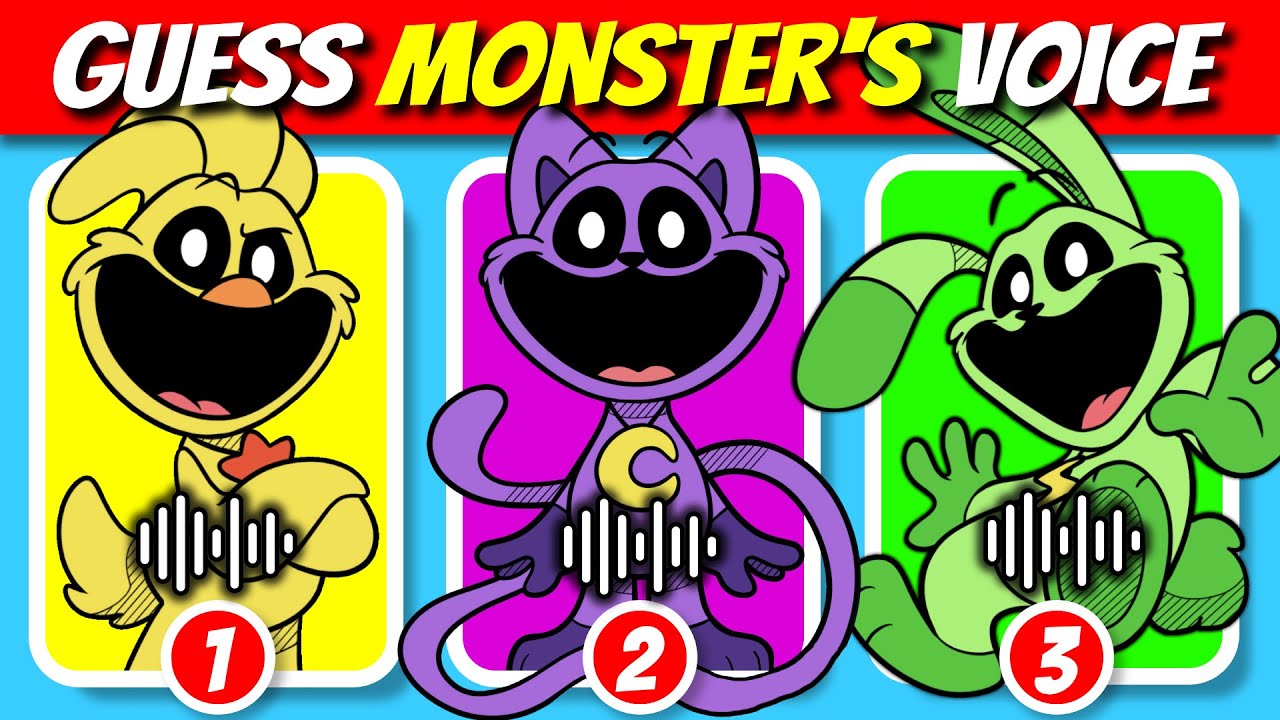 🎤🔊Guess the Smiling Critters Voice (Poppy Playtime Characters) | Quiz ...
