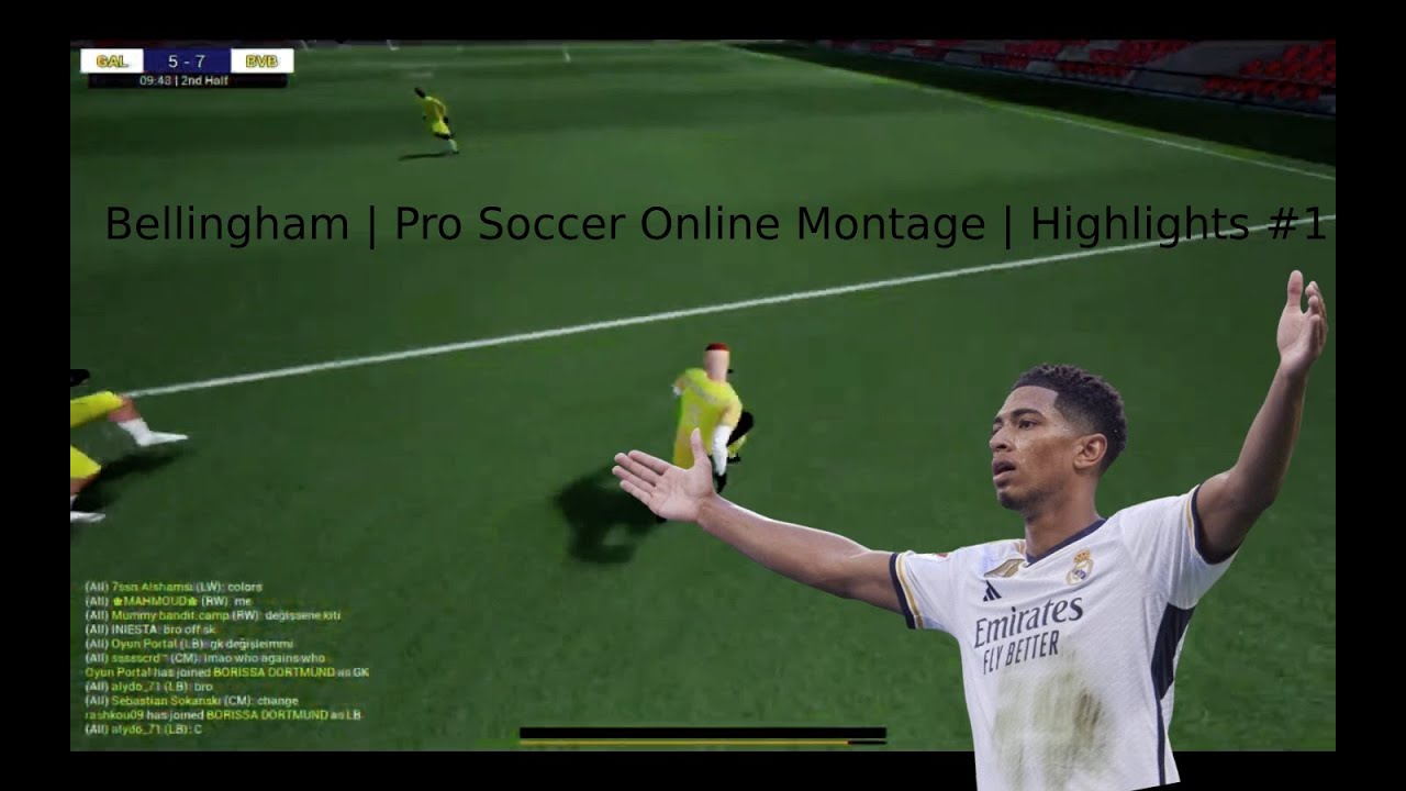 Bellingham | Pro Soccer Online Montage | Highlights #1 - YouTube