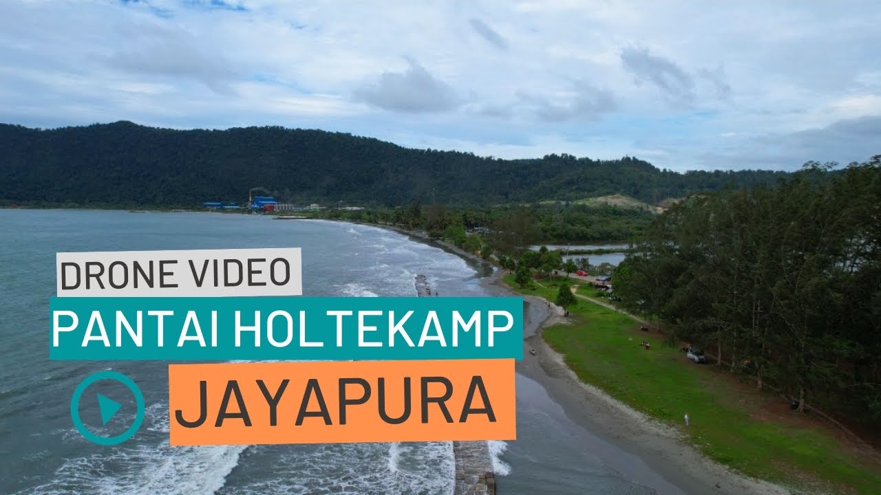 PANTAI HOLTEKAMP JAYAPURA PAPUA | DRONE VIDEO - YouTube