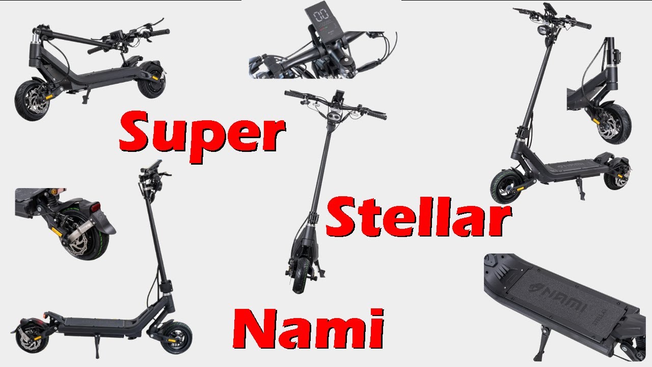 Just released in the US: Nami Super Stellar Electric Scooter - YouTube