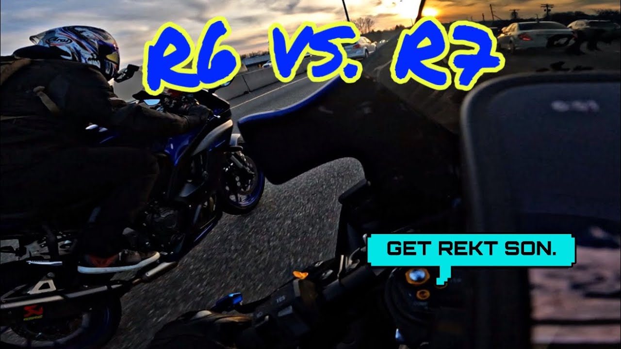 Yamaha R6 VS. R7 || Dual Akrapovic Full System Exhaust || Pure Sound ...