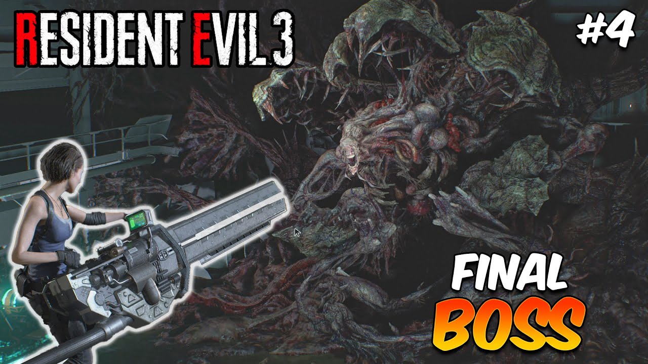 Nemesis Final Form Fight In Resident Evil 3 Remake | Walkthrough Part#4 ...