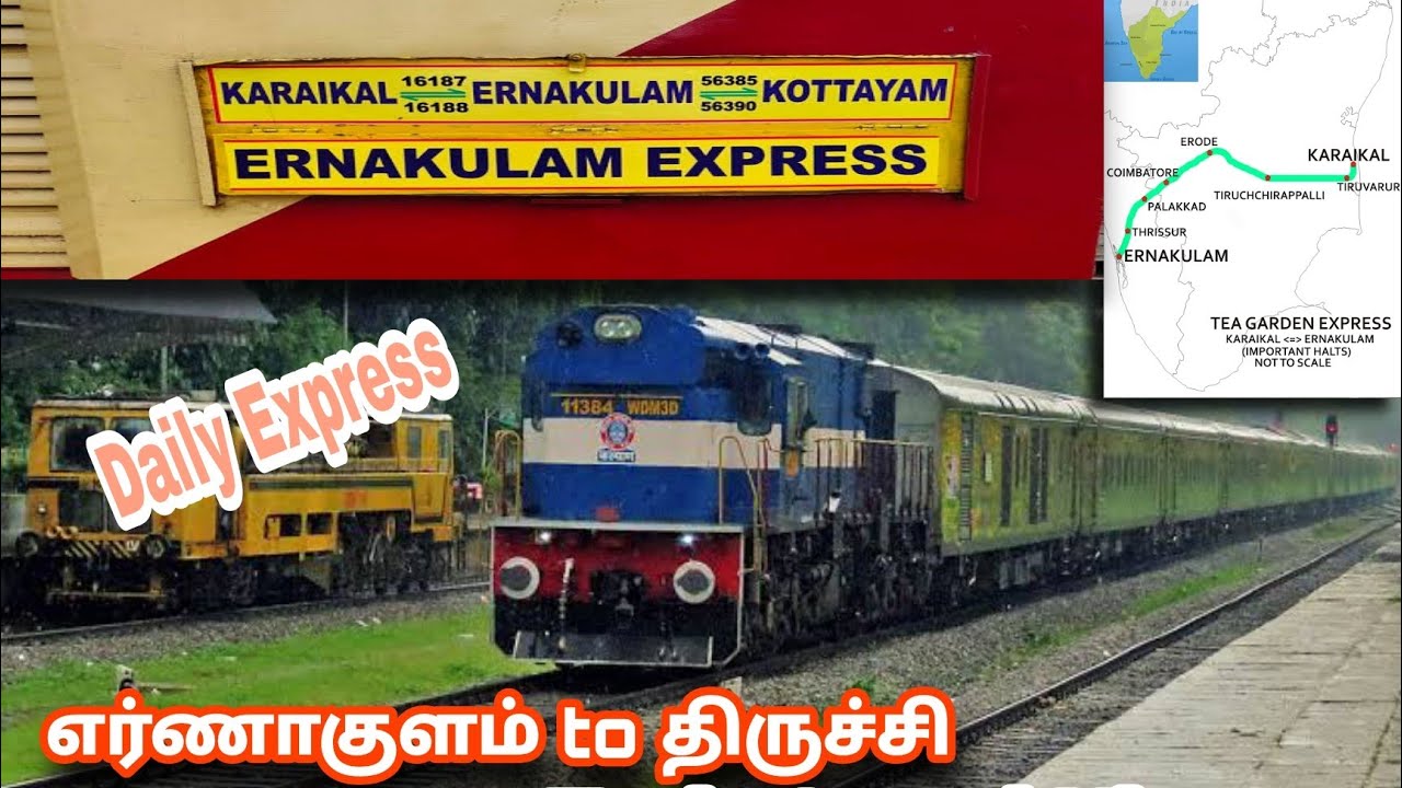 🚂 Ernakulam Karaikal Express Train Travel Journey In Tamil # ...
