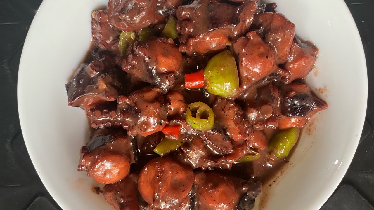 Adobo sa Gata na Octopus (pugita) Easy Recipe - YouTube