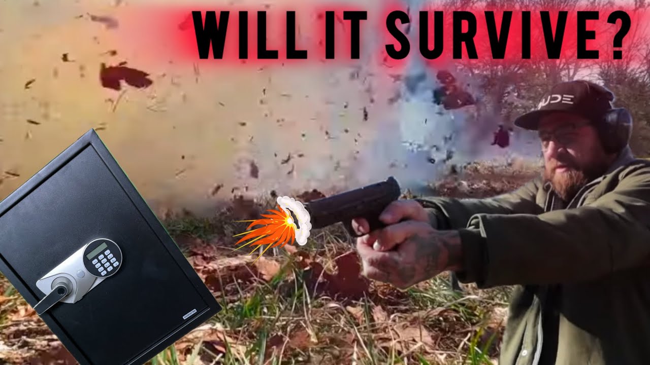 Blowing Up a Safe with Tannerite - YouTube