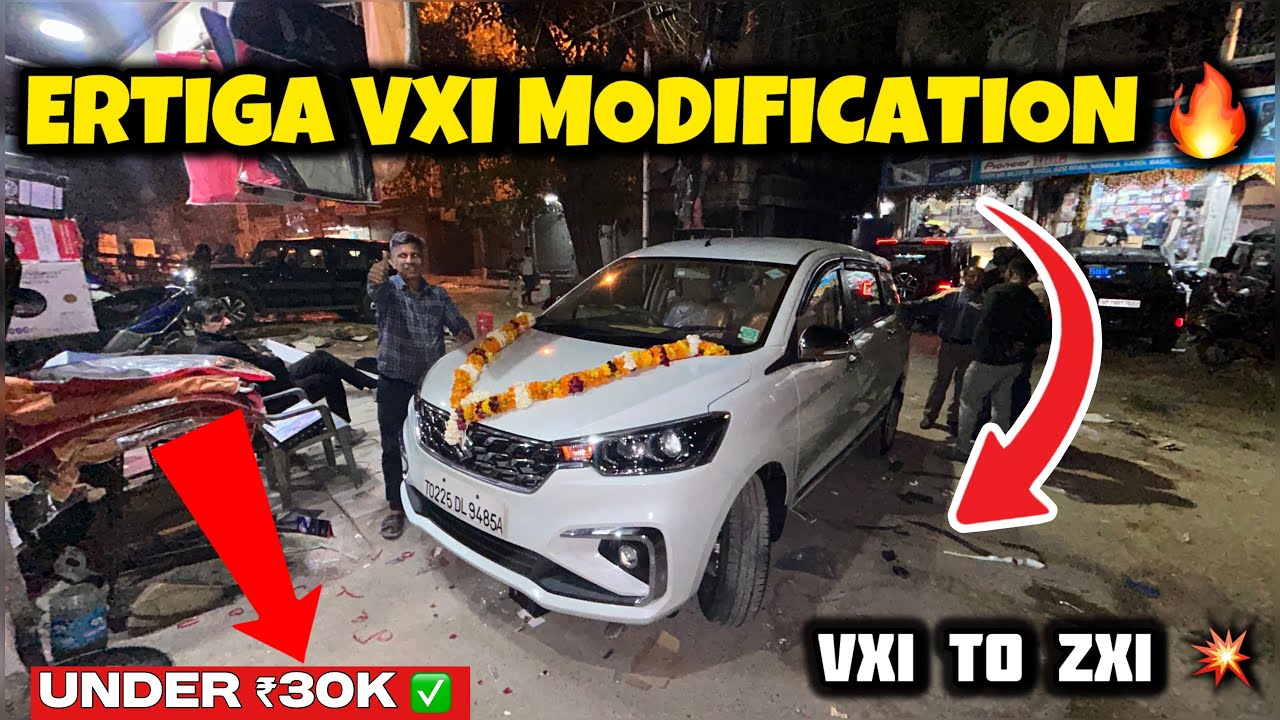 ERTIGA VXI MODIFICATION VXI TO ZXI MODIFIED ERTIGA VXI MODIFIED 💥UNDER ₹30K 🔥ULTIMATE MODIFIED ...