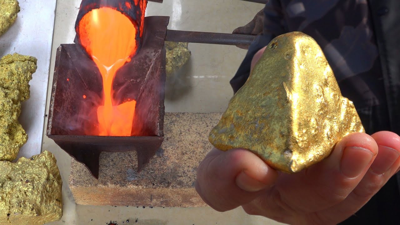 I extract Gold from Stones, Break Stones and Melt the Resulting Gold ...