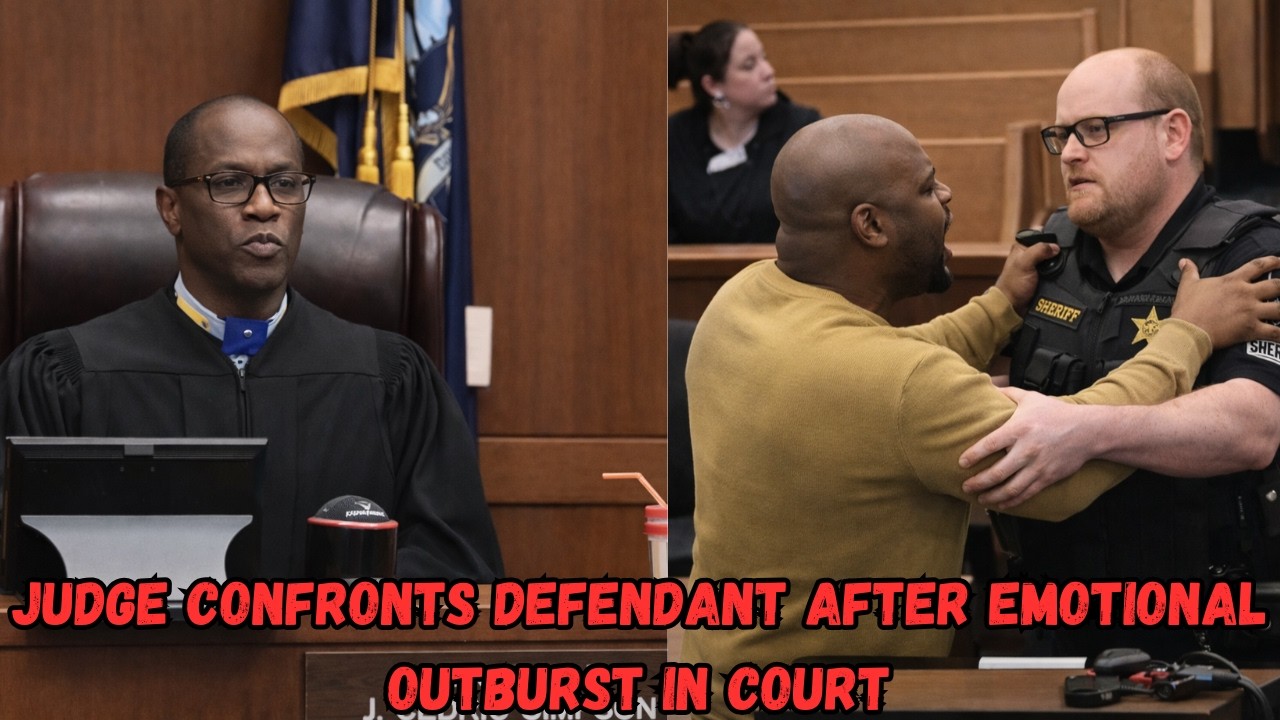 Judge Confronts Defendant After Emotional Outburst in Court - YouTube