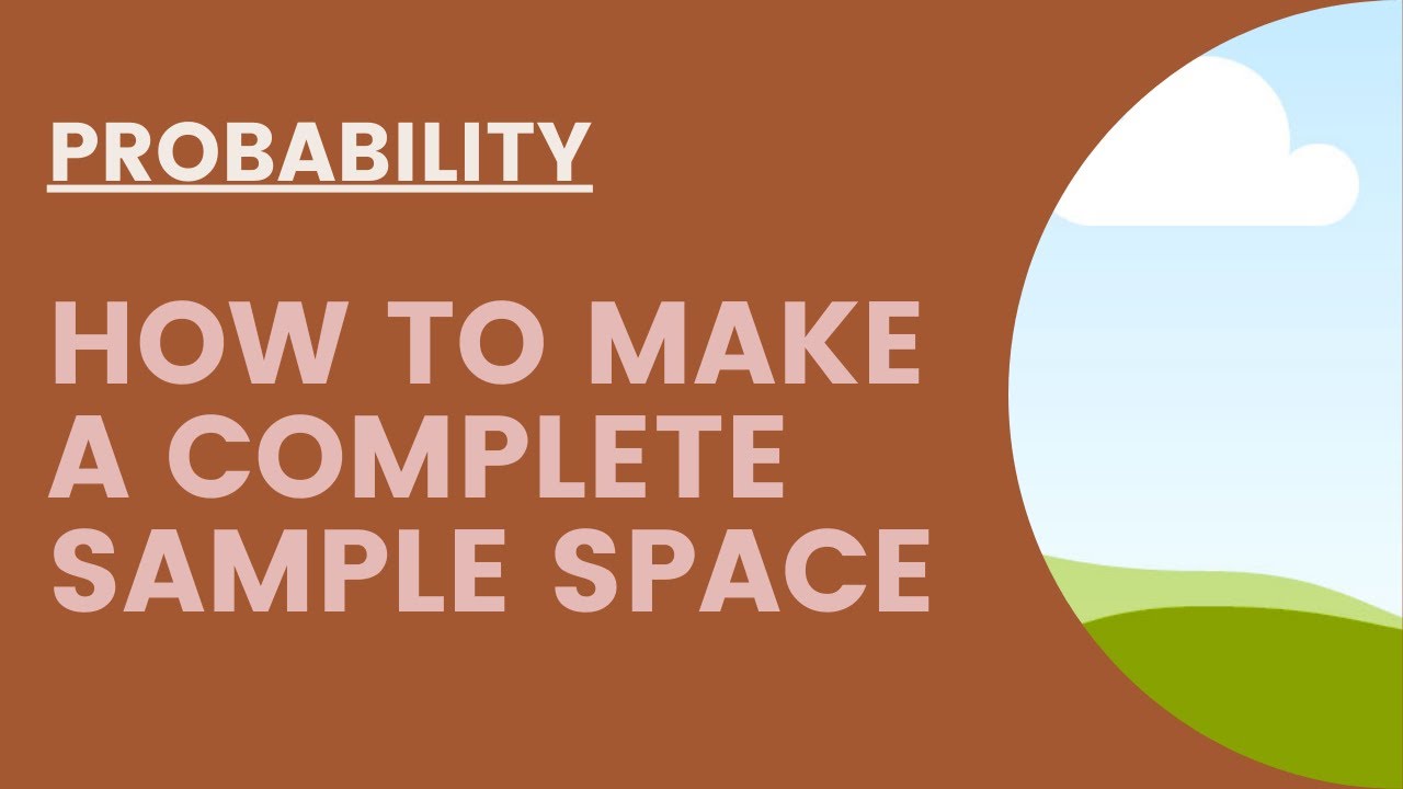 Lecture 23: Probability; How to make Sample space - YouTube