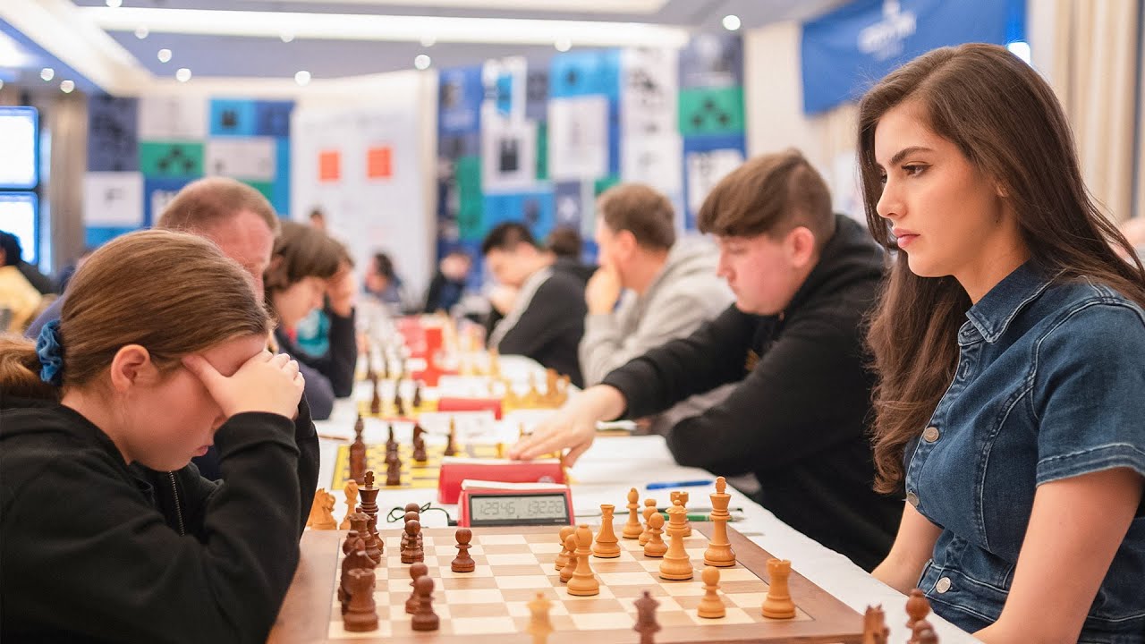 Chess Master Faces an 8-Year-Old Prodigy - YouTube