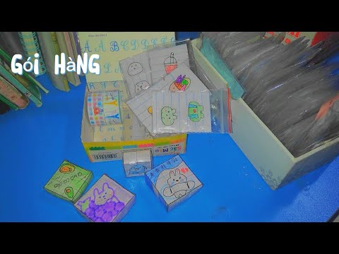 [ gói hàng 🌷] gói hàng toàn là sticker và squishy , washi tape 😽😽 ...