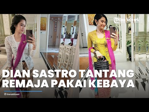 Tantang ABG Cityam Fashion Week Pakai Busana Nasional, Intip Anggunnya Dian Sastro Pakai Kebaya