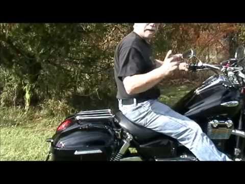 Pro-Tac Backrest For Triumph Thunderbird/Storm - YouTube