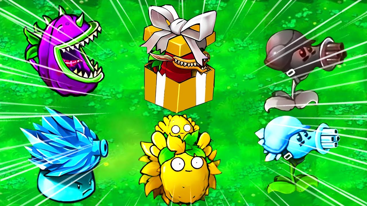 PVZ Fusion 2.1.4 update (PVZ RH) - Customize a CARD RAIN map of SUPER ...