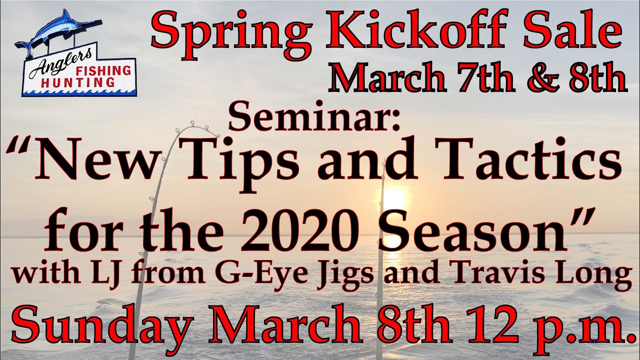 Spring Kickoff Event Preview with LJ from G-Eye Jigs - YouTube