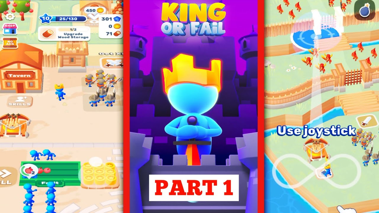 King or Fail - Castle Takeover Gameplay - YouTube