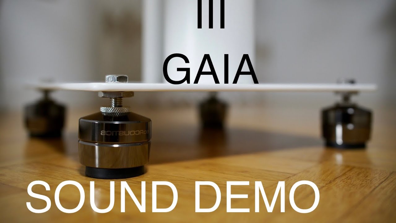 IsoAcoustics Gaia III Sound Demo With Commentary - YouTube