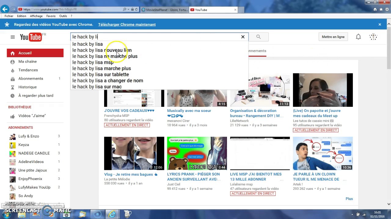 #Tuto:Comment installer le hack by lisa ? - YouTube