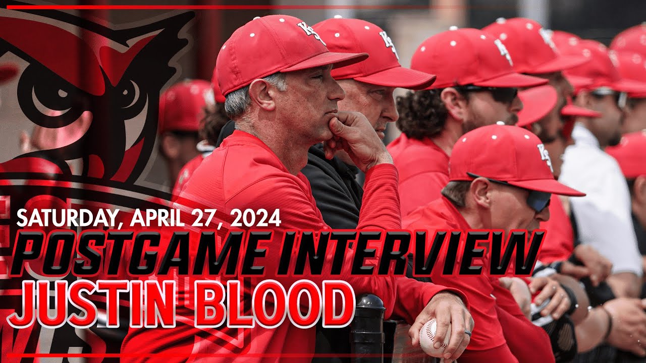 Keene State Baseball - Justin Blood Postgame Interview 4/27/2024 - YouTube