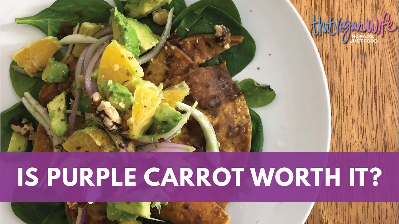 My Honest Purple Carrot Review | ThatVeganWife - YouTube
