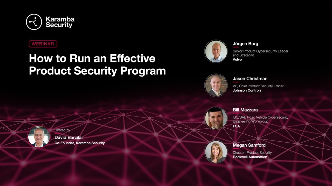How to Run an Effective Product Security Program - Webinar - YouTube