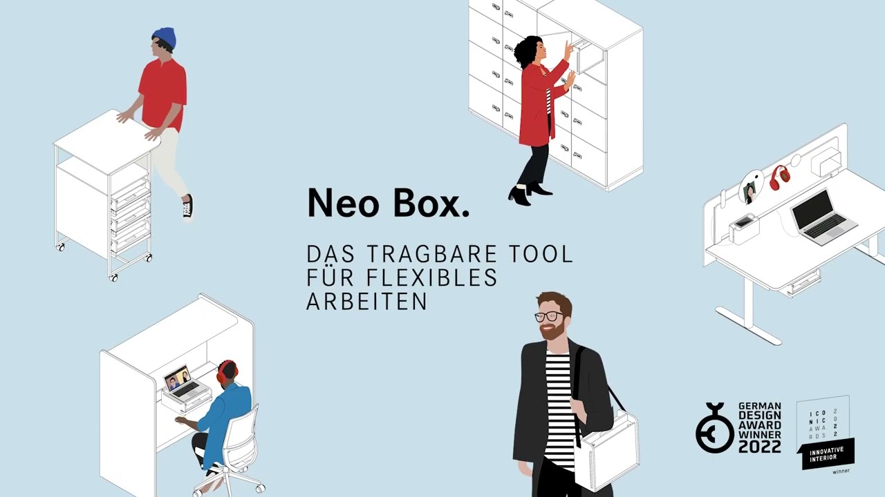 Fleischer Neo Box Toolbox für mobiles Arbeiten - YouTube