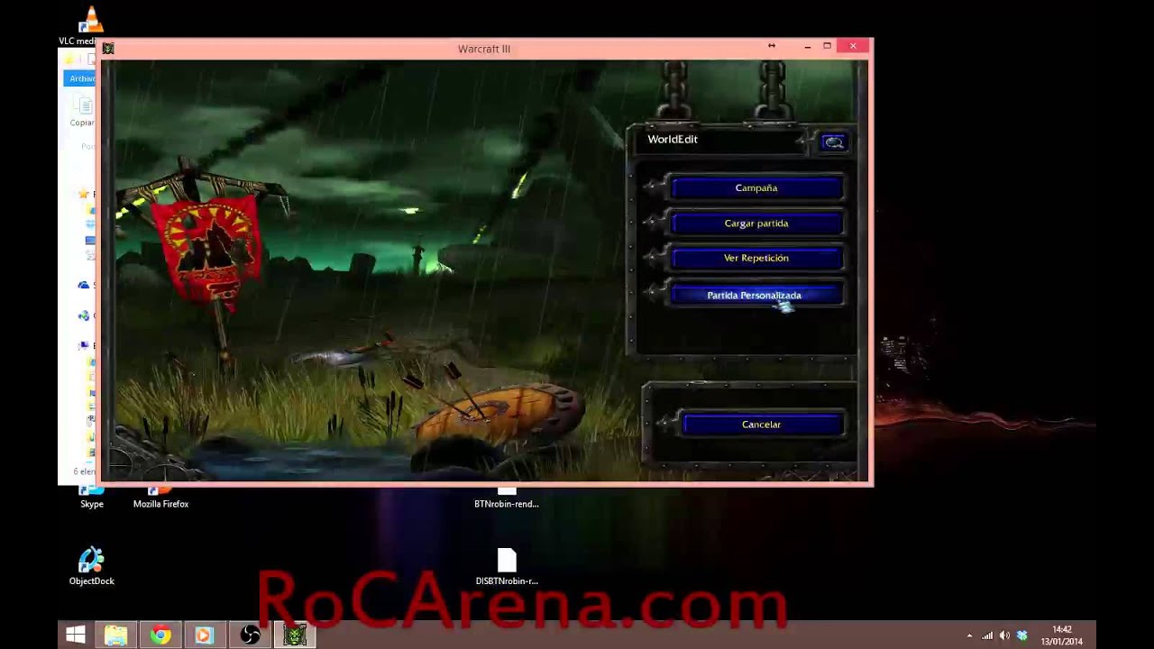 How to put your own buttons WarCraft III - YouTube