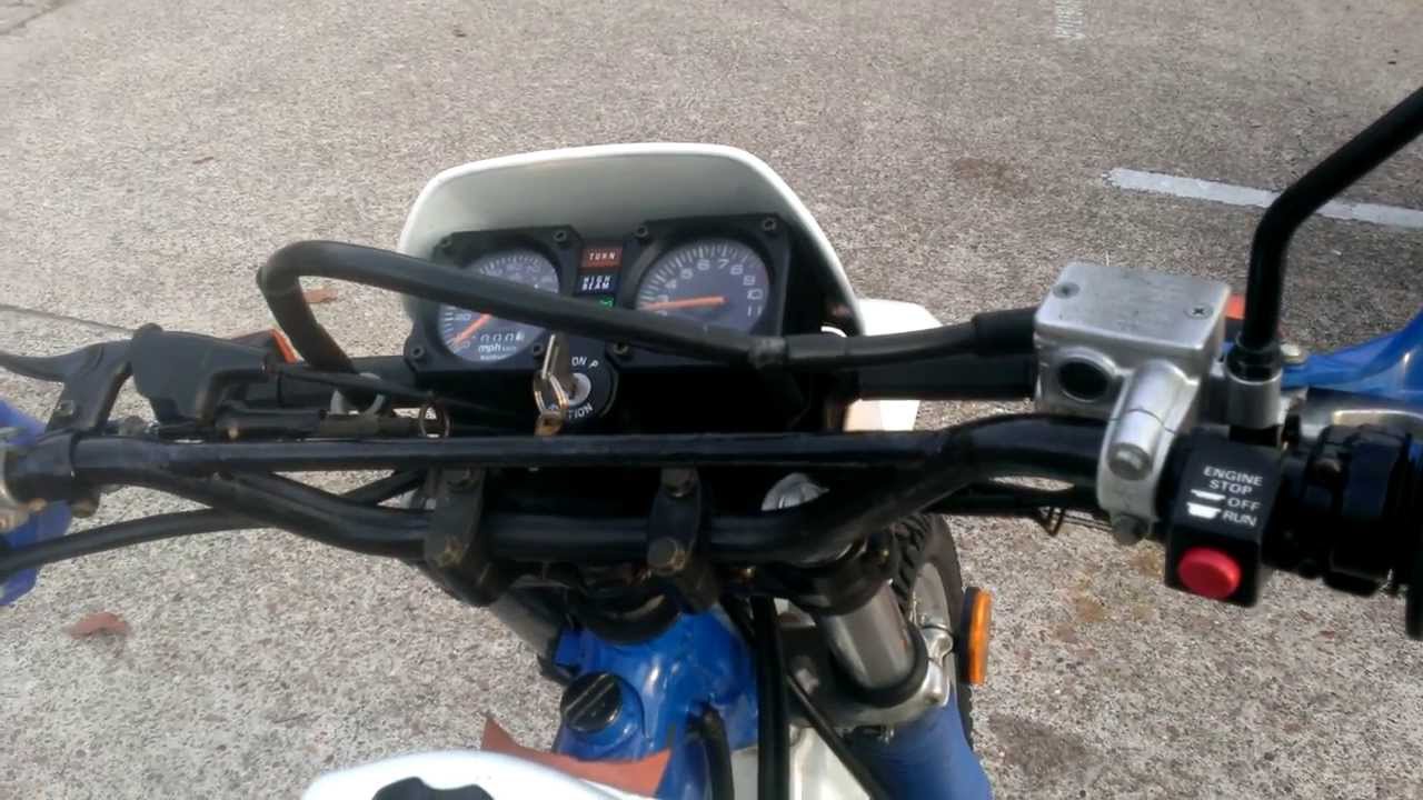 1991 Suzuki DR350s First Start - YouTube