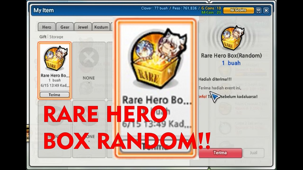 RARE HERO BOX ( RANDOM ) !! - YouTube