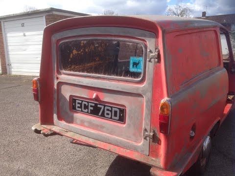 reliant regal 5cwt van restoration part 2 - YouTube