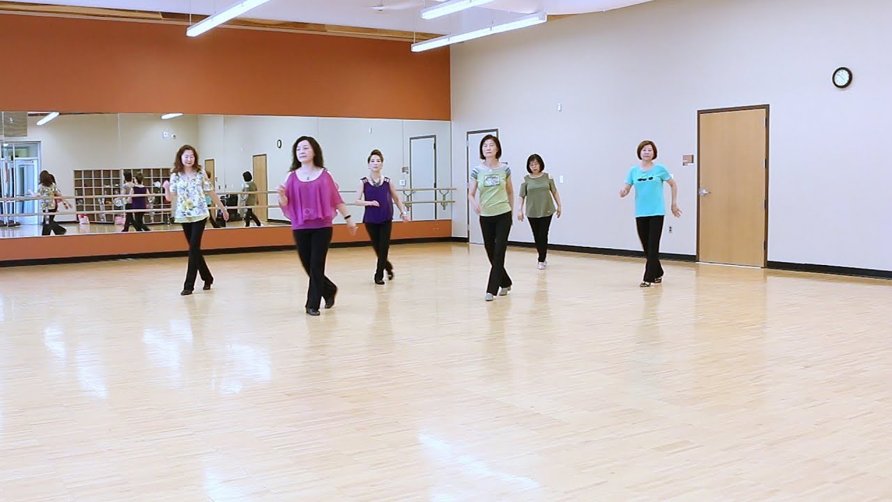 Rainy Night in Georgia - Line Dance (Dance & Teach) - YouTube