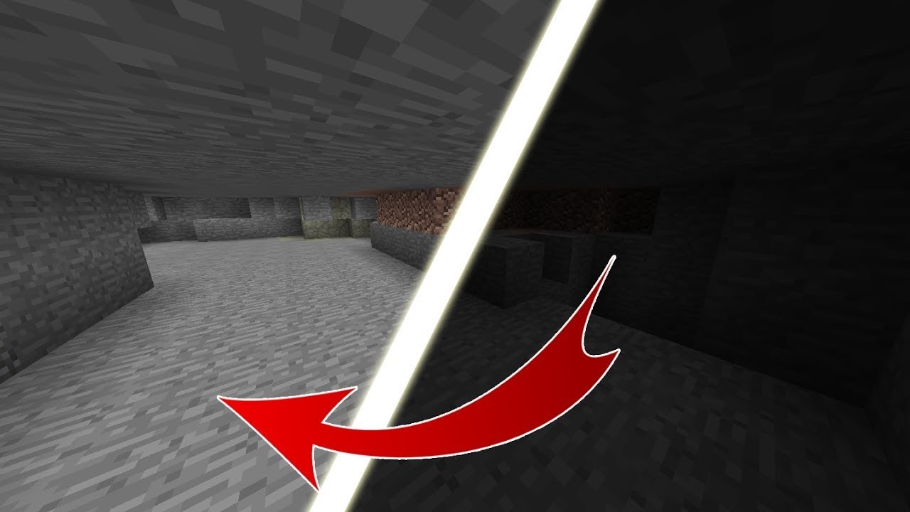 TUTO| VOIR MIEUX DANS LE NOIR SUR MINECRAFT - YouTube