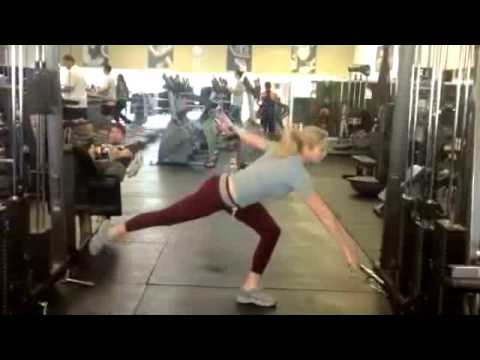 One Arm, One Leg Cable Row - YouTube