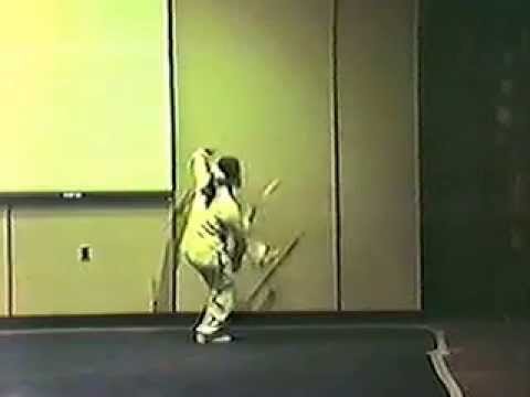 Grandmaster Bow Sim Mark: 1986 Tai Chi Sword - YouTube