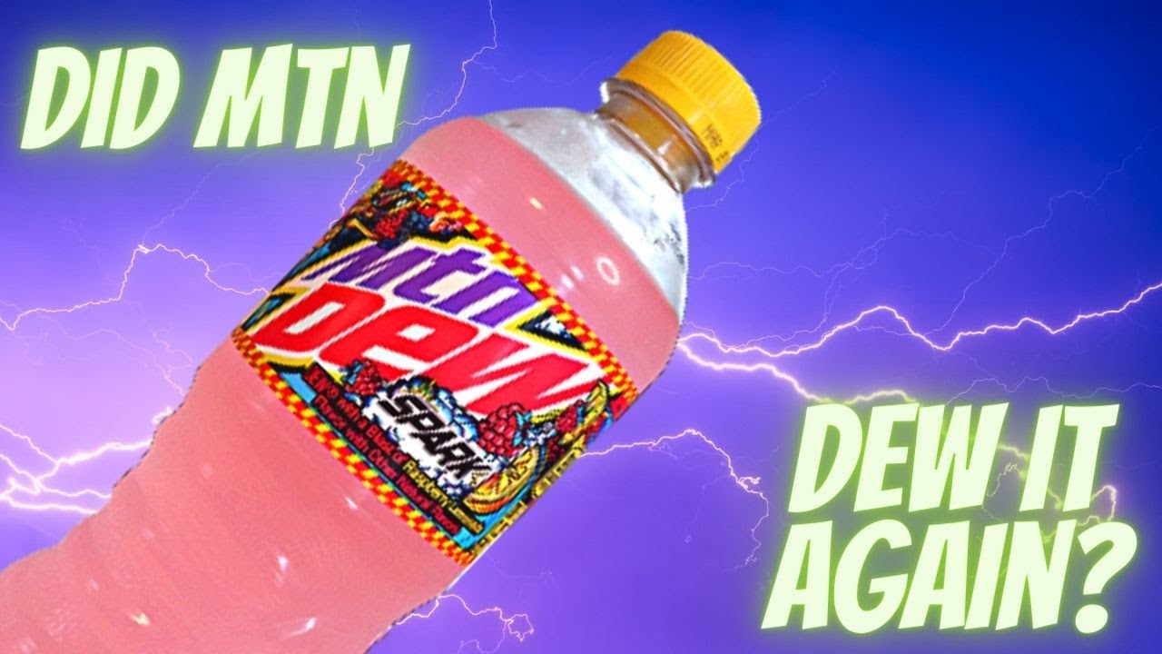 MTN DEW SPARK| Raspberry Lemonade Review - YouTube